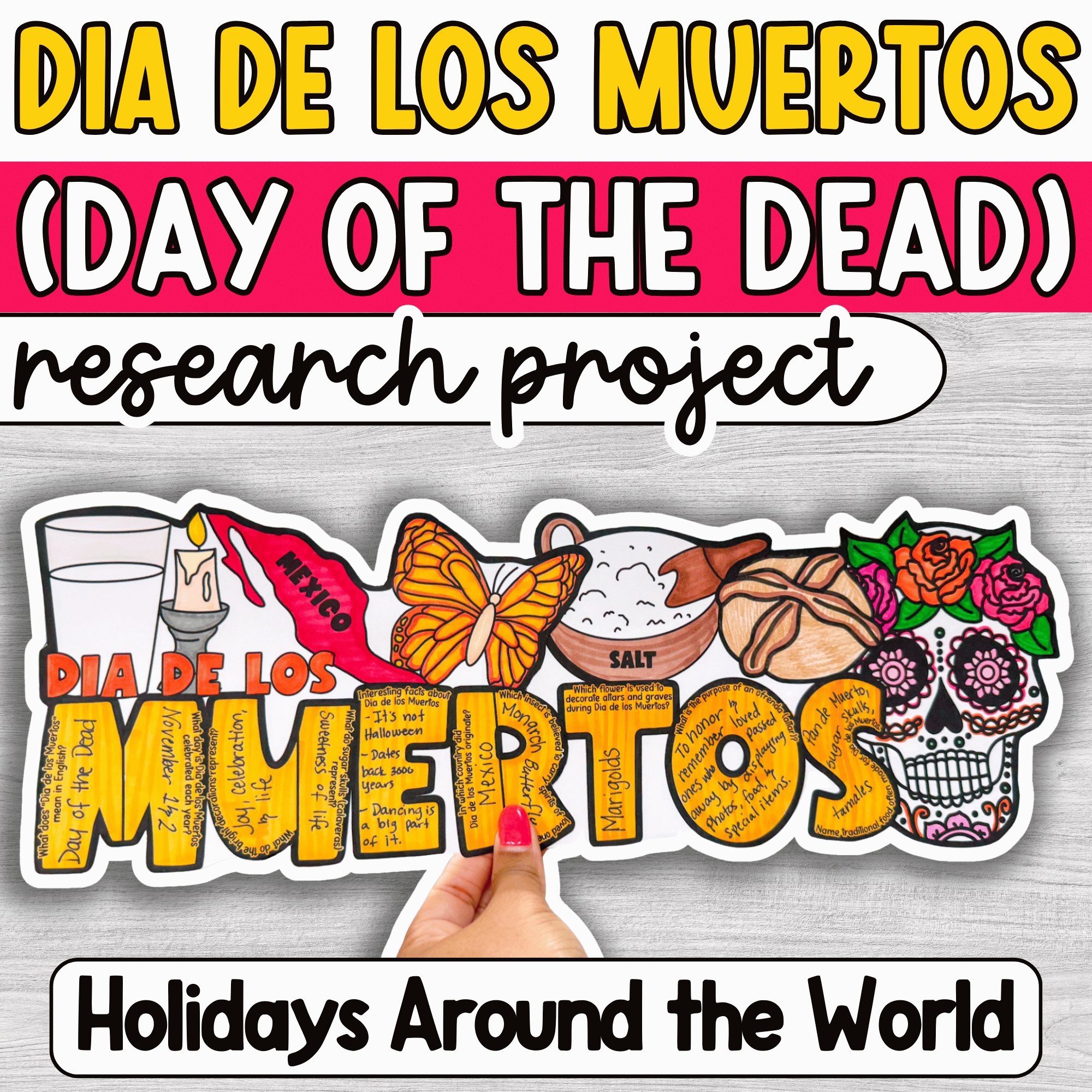 Día de los Muertos (Day of the Dead) Research Project – Teacher Noire