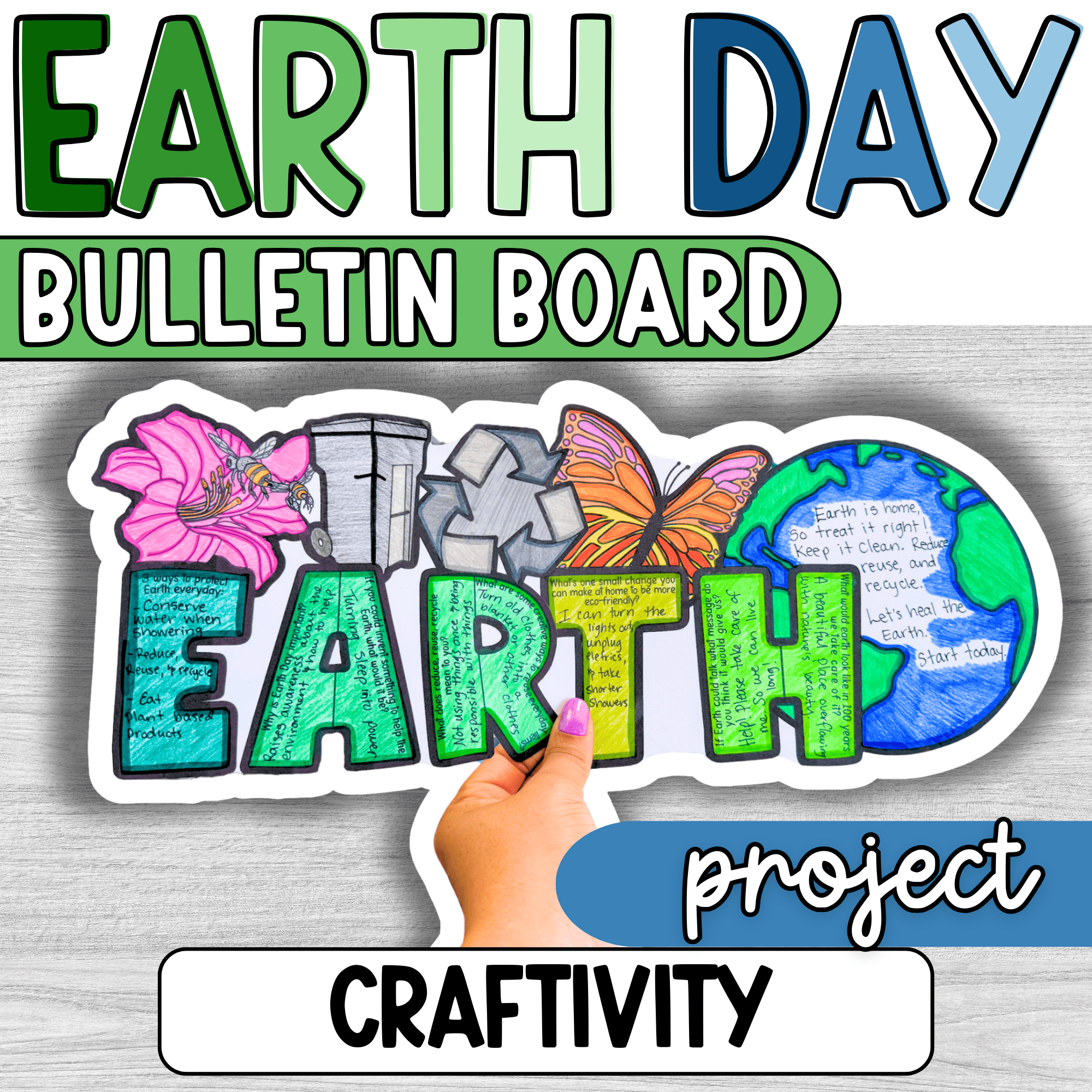 Earth Day Craft – Teacher Noire