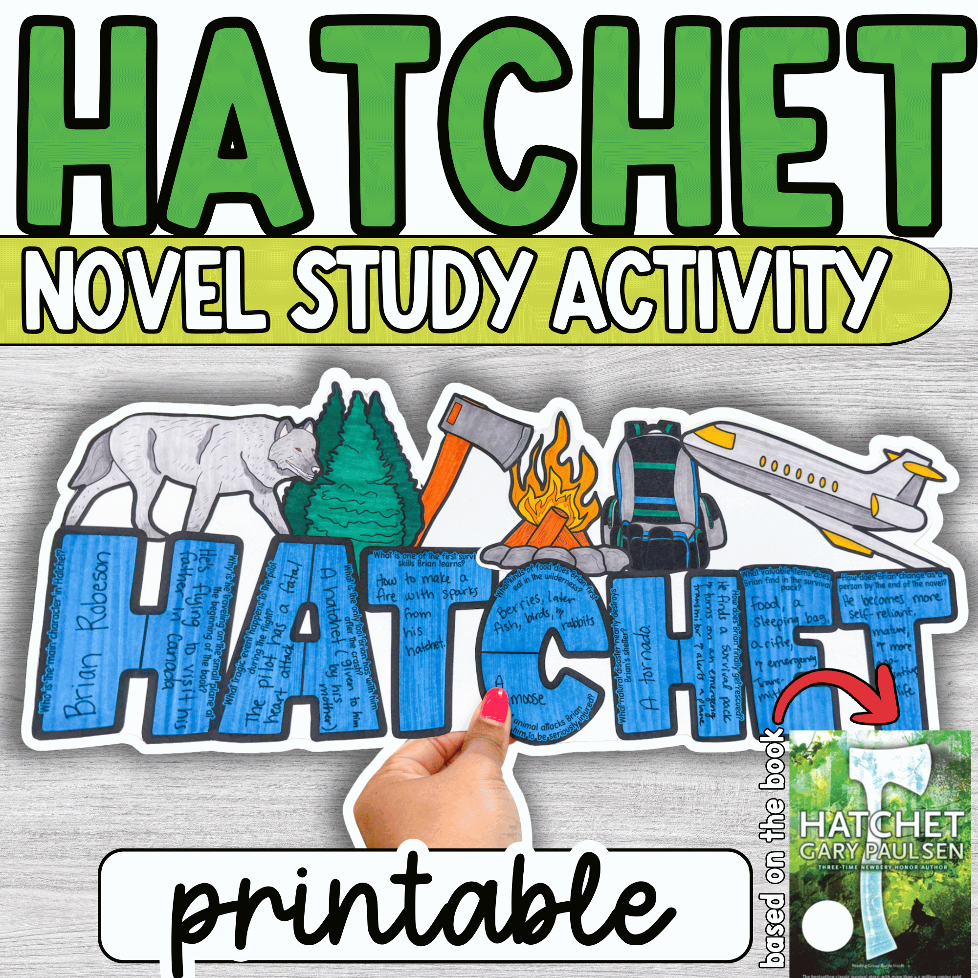 Hatchet Novel Study – Teacher Noire