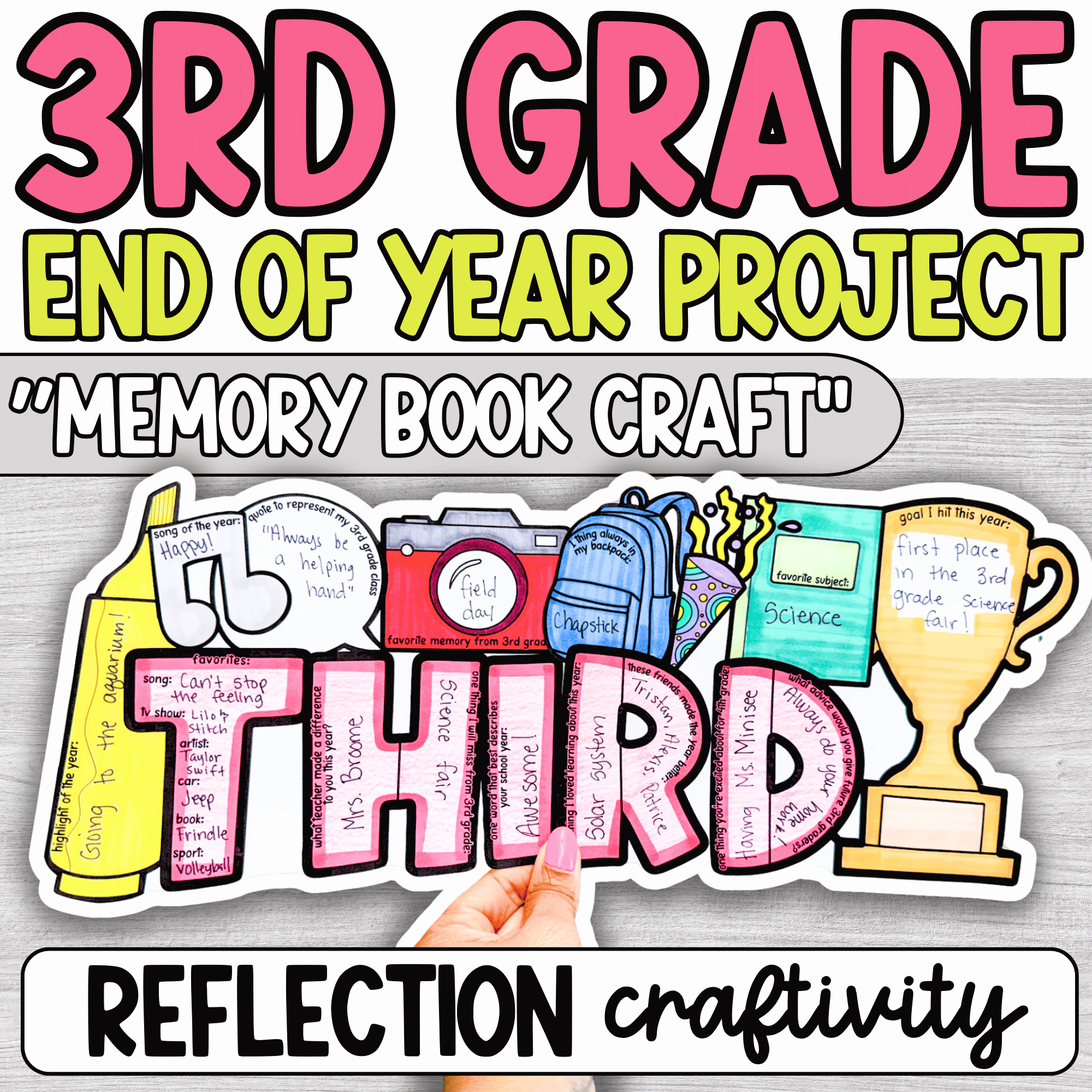 Third Grade Memory Project – Teacher Noire