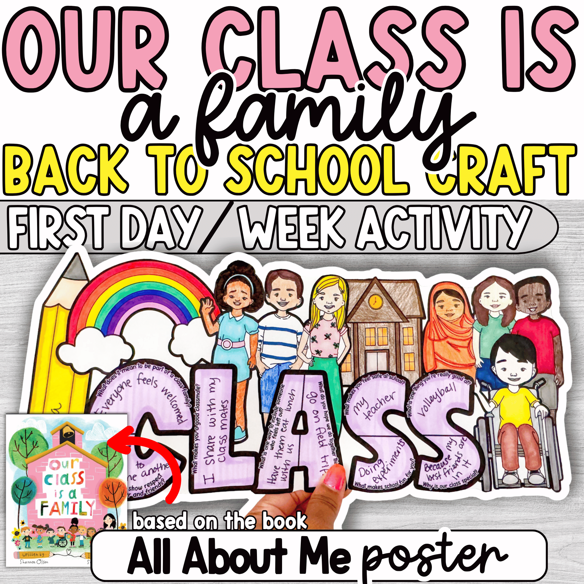 Our Class is a Family Craft – Teacher Noire