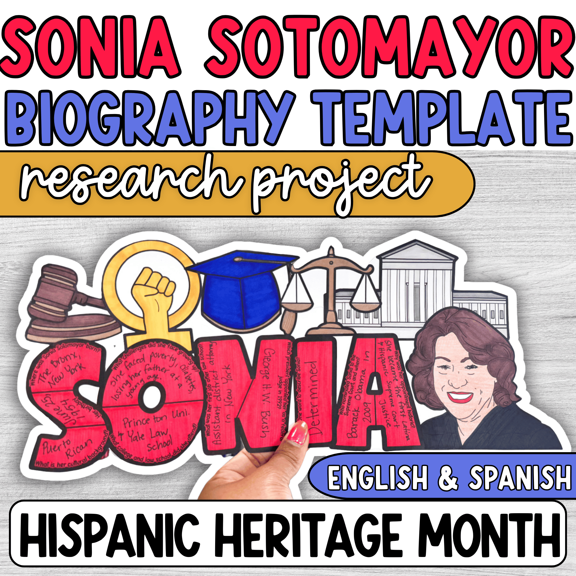 Sonia Sotomayor Biography Project – Teacher Noire