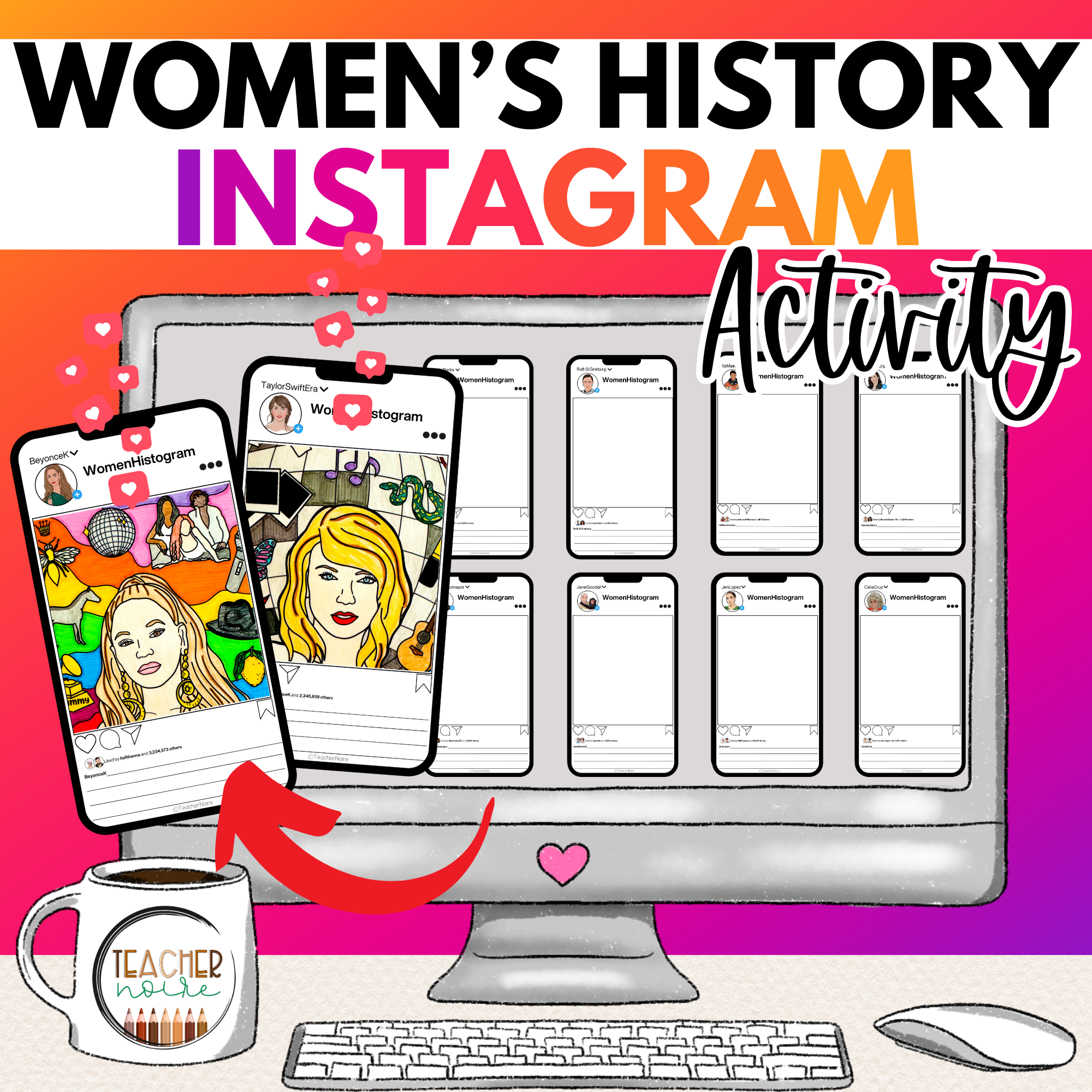 Women's History Month Instagram Activity – Teacher Noire