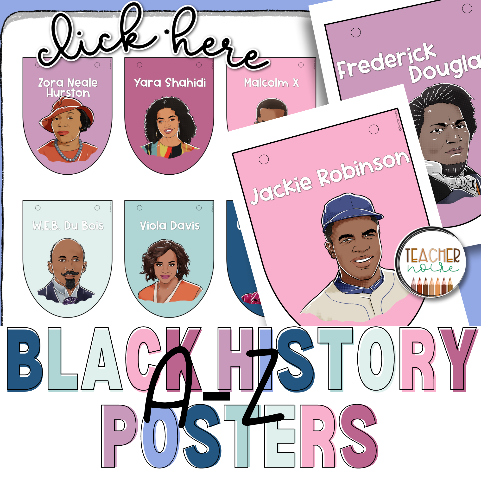 Black History Month Bulletin Board- Blues – Teacher Noire