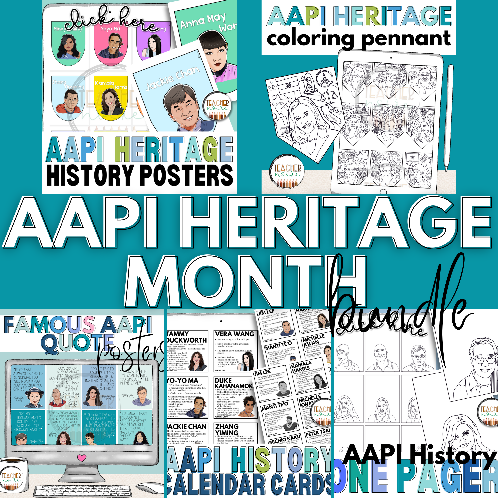 AAPI Heritage Month Bundle – Teacher Noire