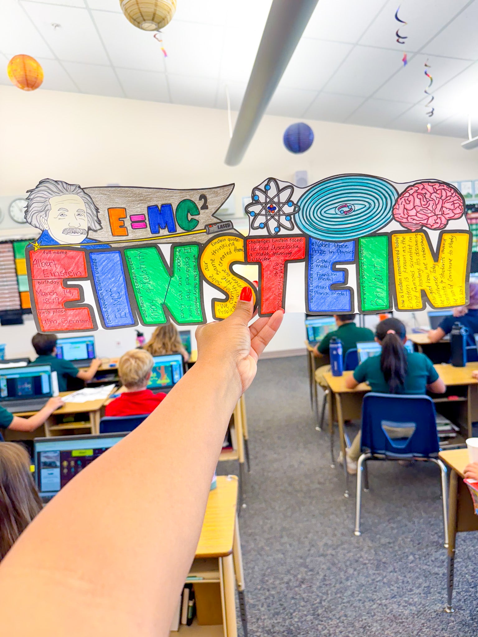 Albert Einstein Activity – Teacher Noire