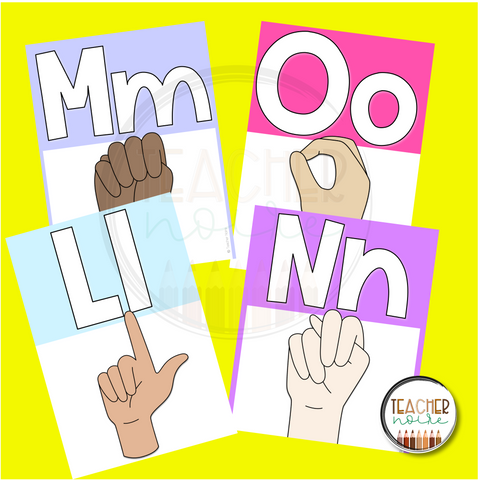 American Sign Language Alphabet – Teacher Noire