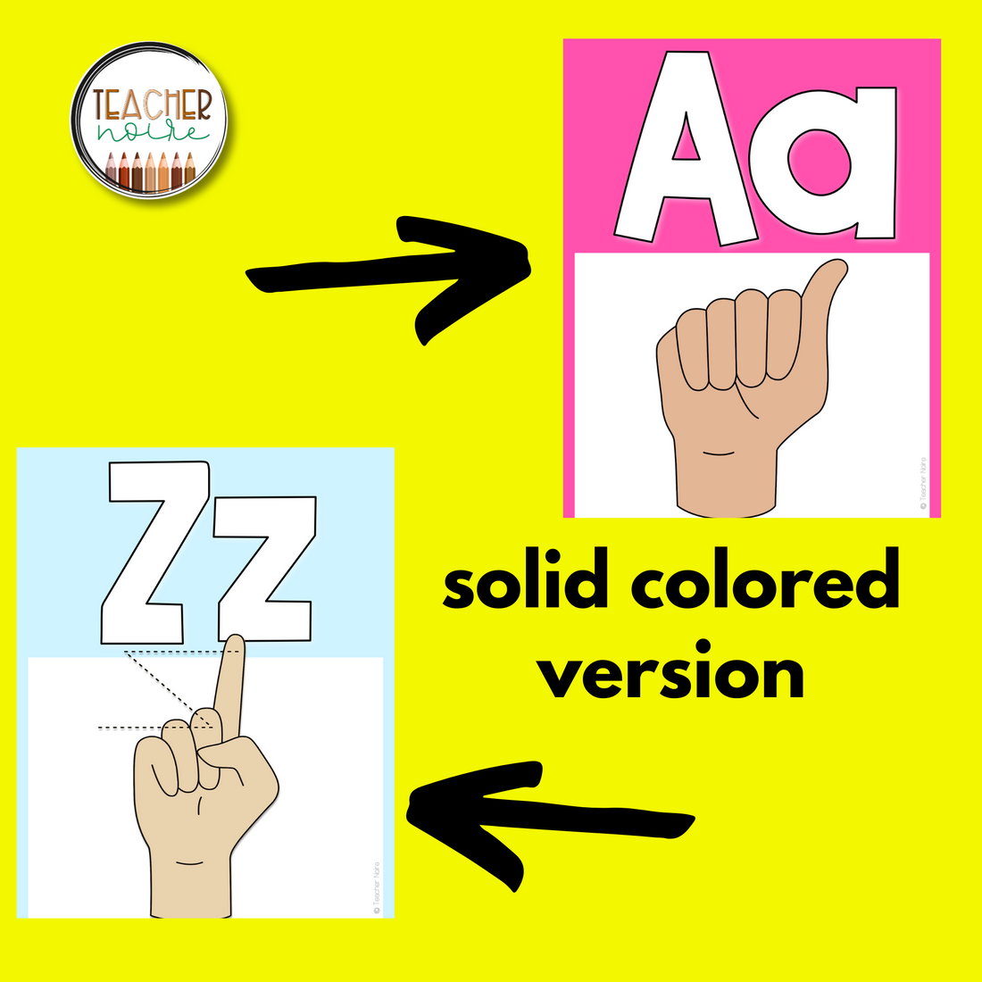 American Sign Language Alphabet – Teacher Noire
