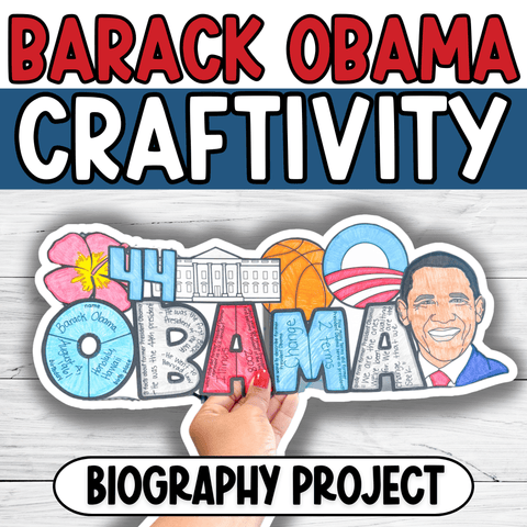 Barack Obama Craft – Teacher Noire