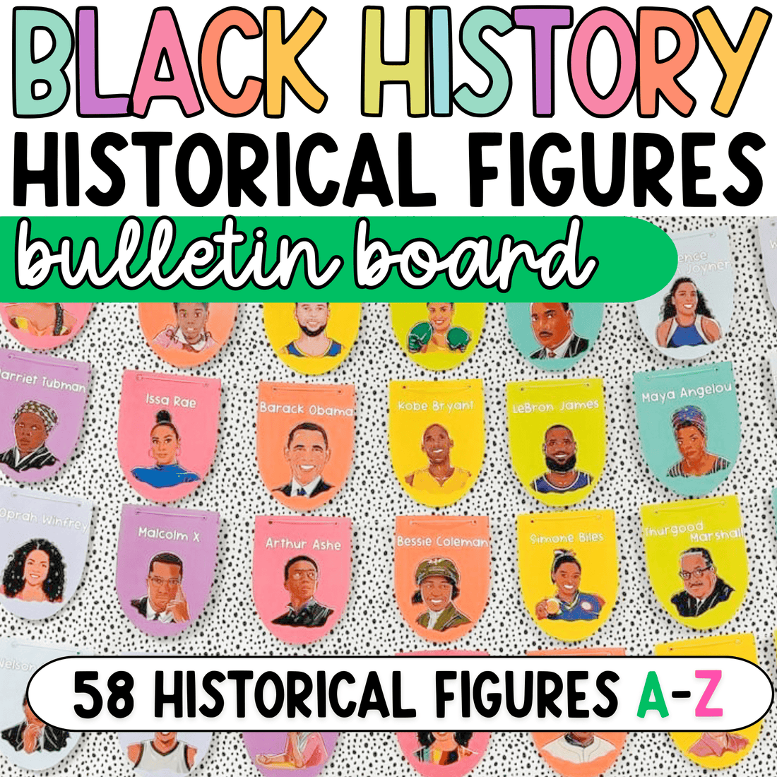 ABC's of Black History Garland Banner – Teacher Noire