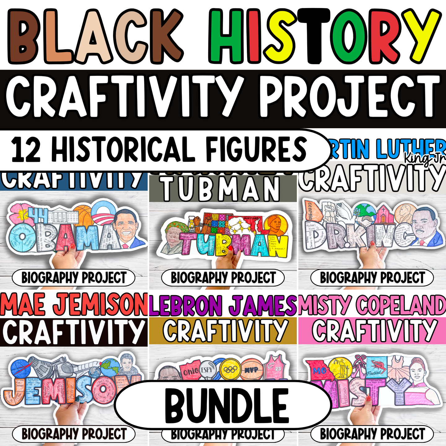 Black History Month Craftivity Project – Teacher Noire