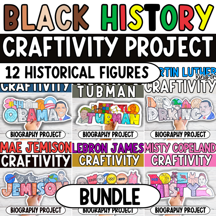 Black History Month Craftivity Project – Teacher Noire