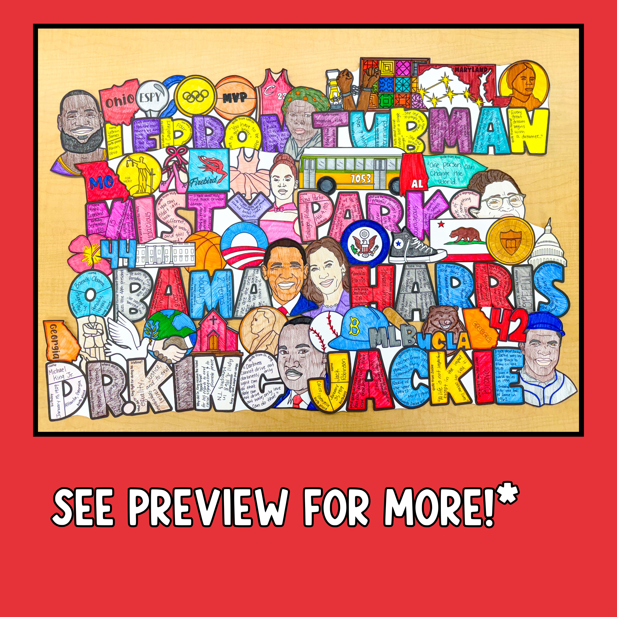 Black History Month Craftivity Project – Teacher Noire
