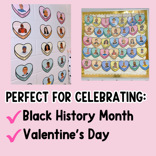 Black History Valentine's Day Bulletin Board Sweethearts Posters ...