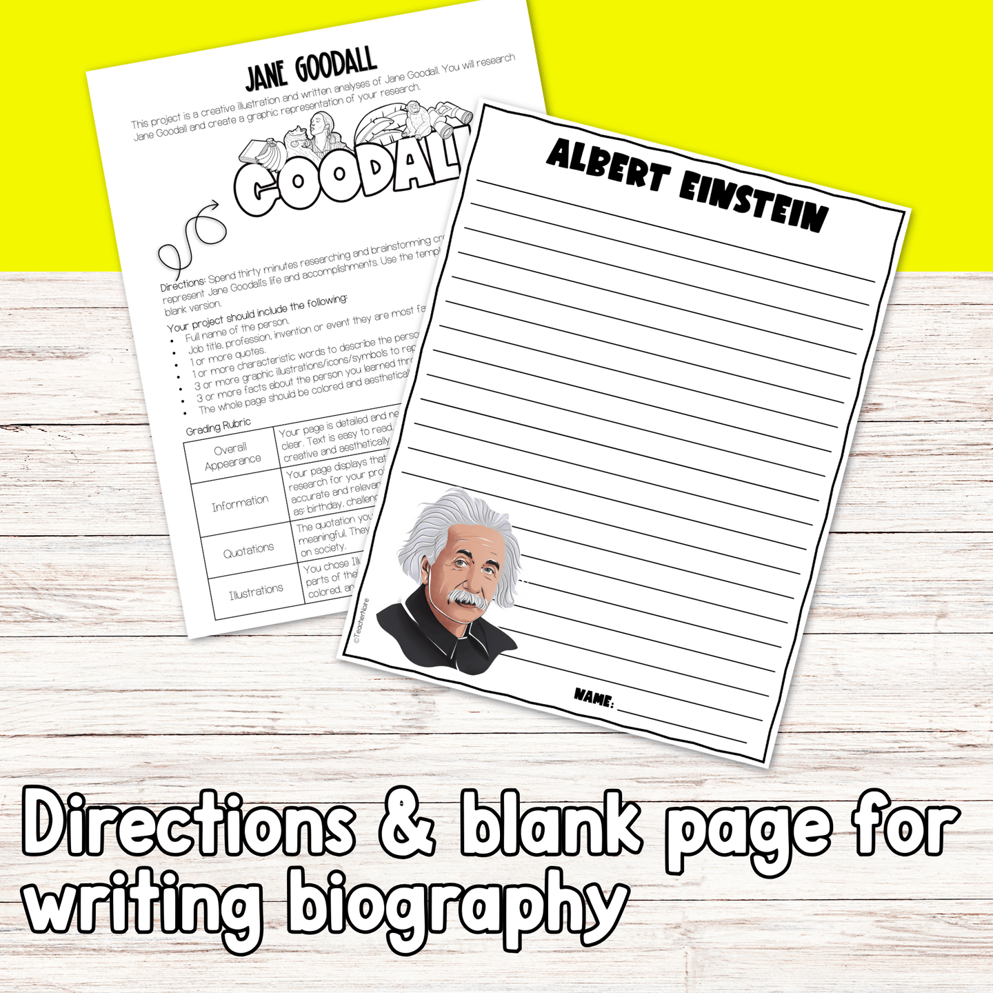 Famous Scientist Research Project – Teacher Noire