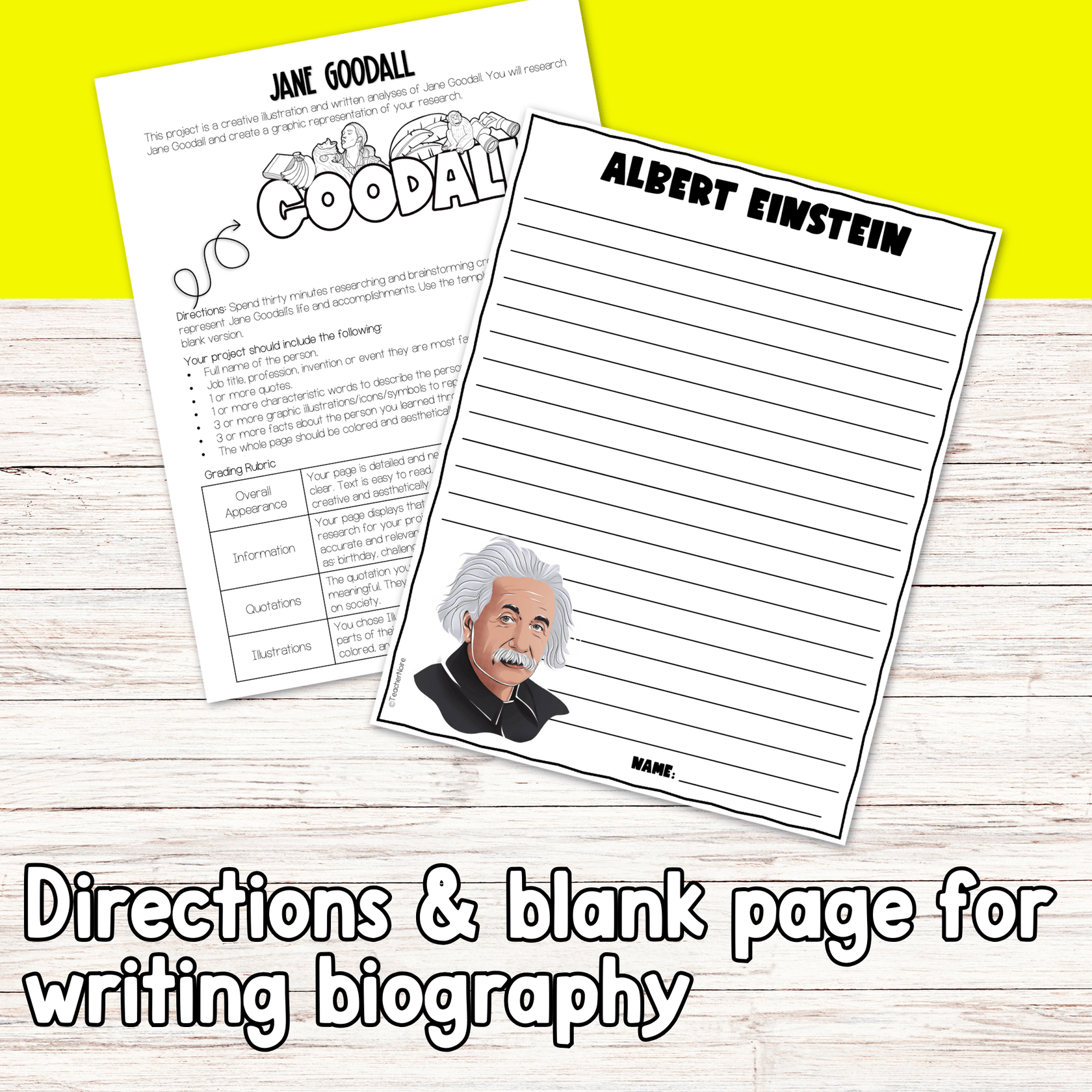 Famous Scientist Research Project – Teacher Noire