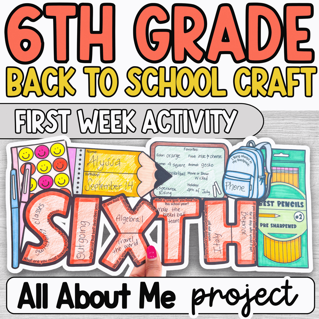 All About Me 6th Grade – Teacher Noire