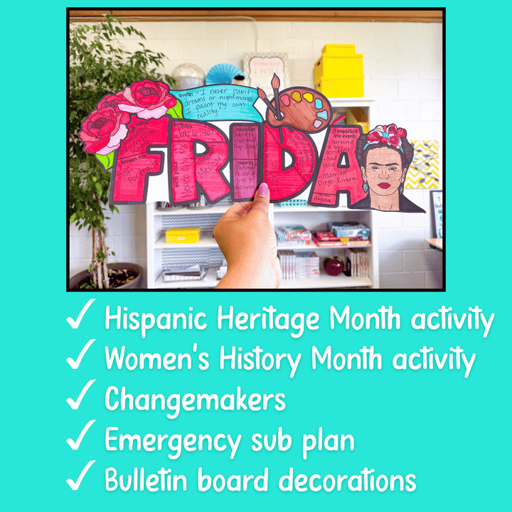 Frida Kahlo Art Project – Teacher Noire