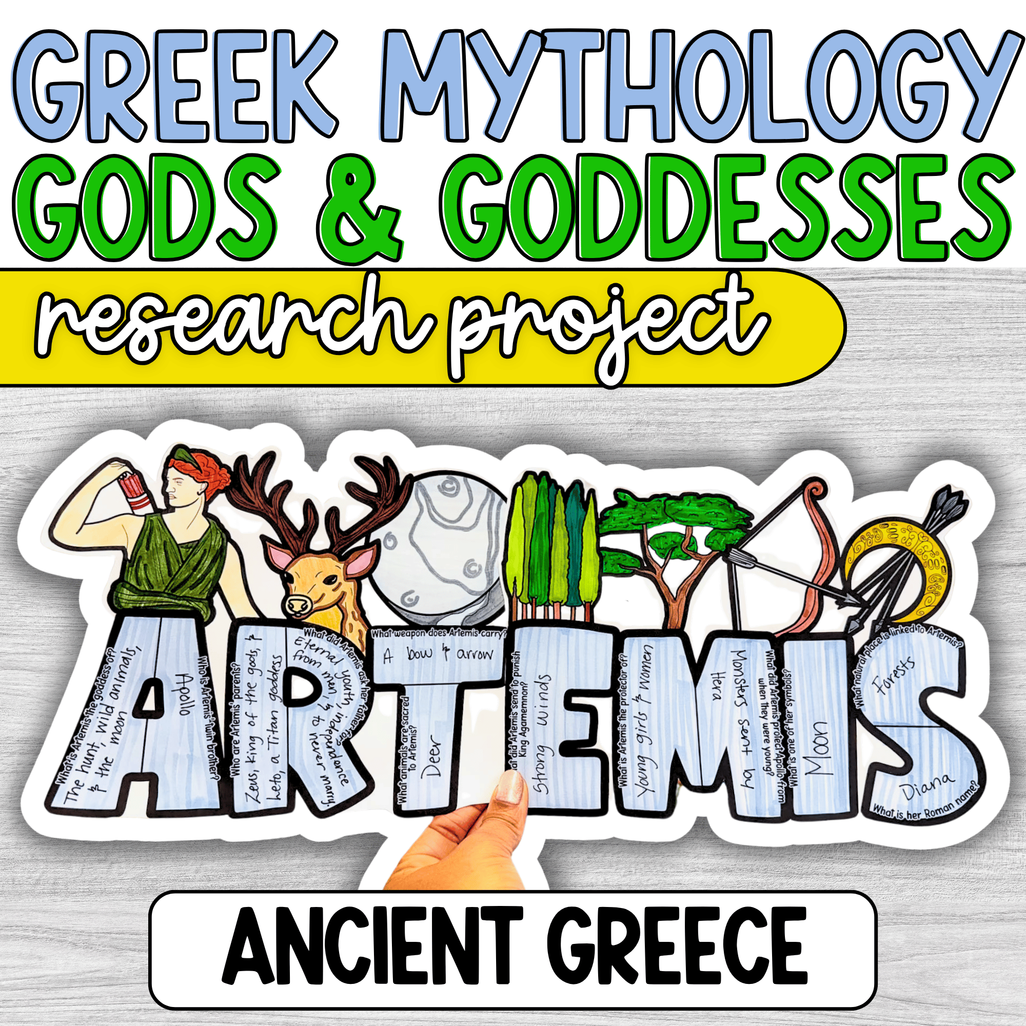Greek God Artemis Project – Teacher Noire