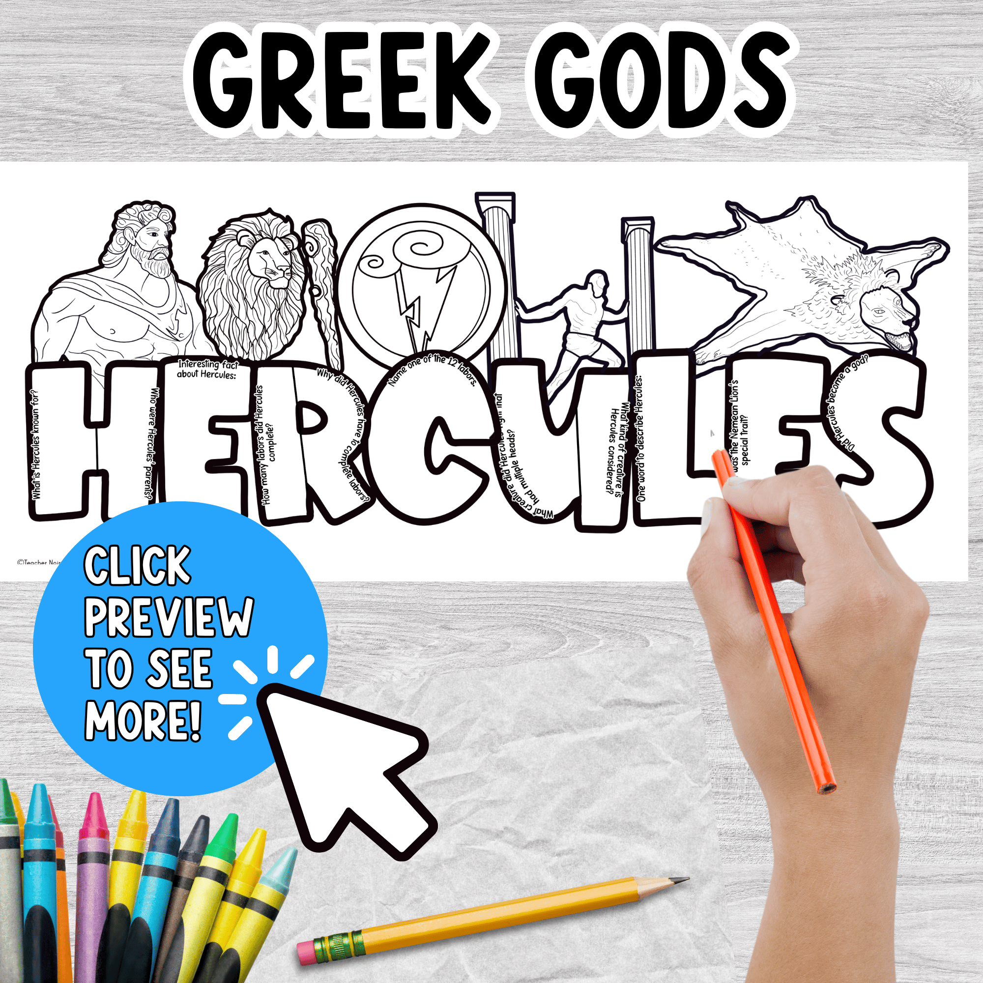 Greek God Project Hercules – Teacher Noire
