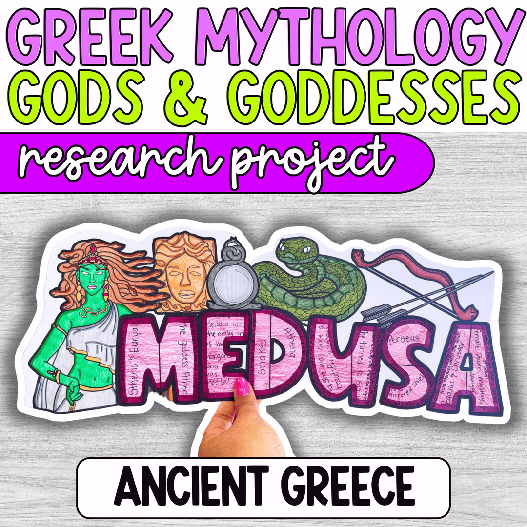 Greek Goddess Medusa Project – Teacher Noire