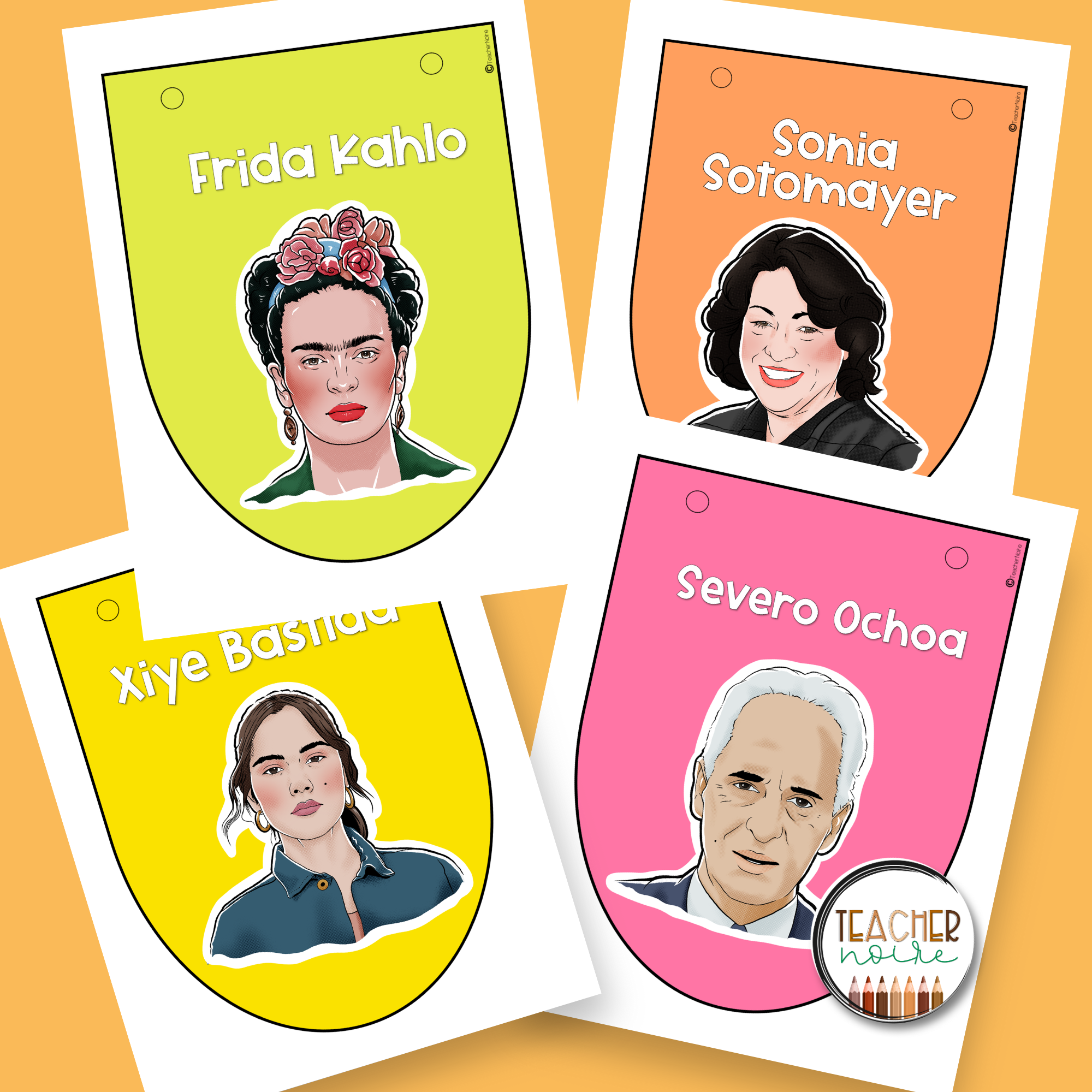 Hispanic Heritage Month Bulletin Board – Teacher Noire