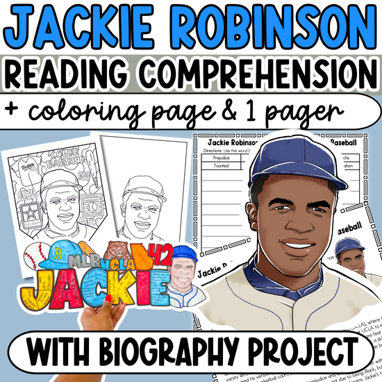 Jackie Robinson Reading Passage Project – Teacher Noire