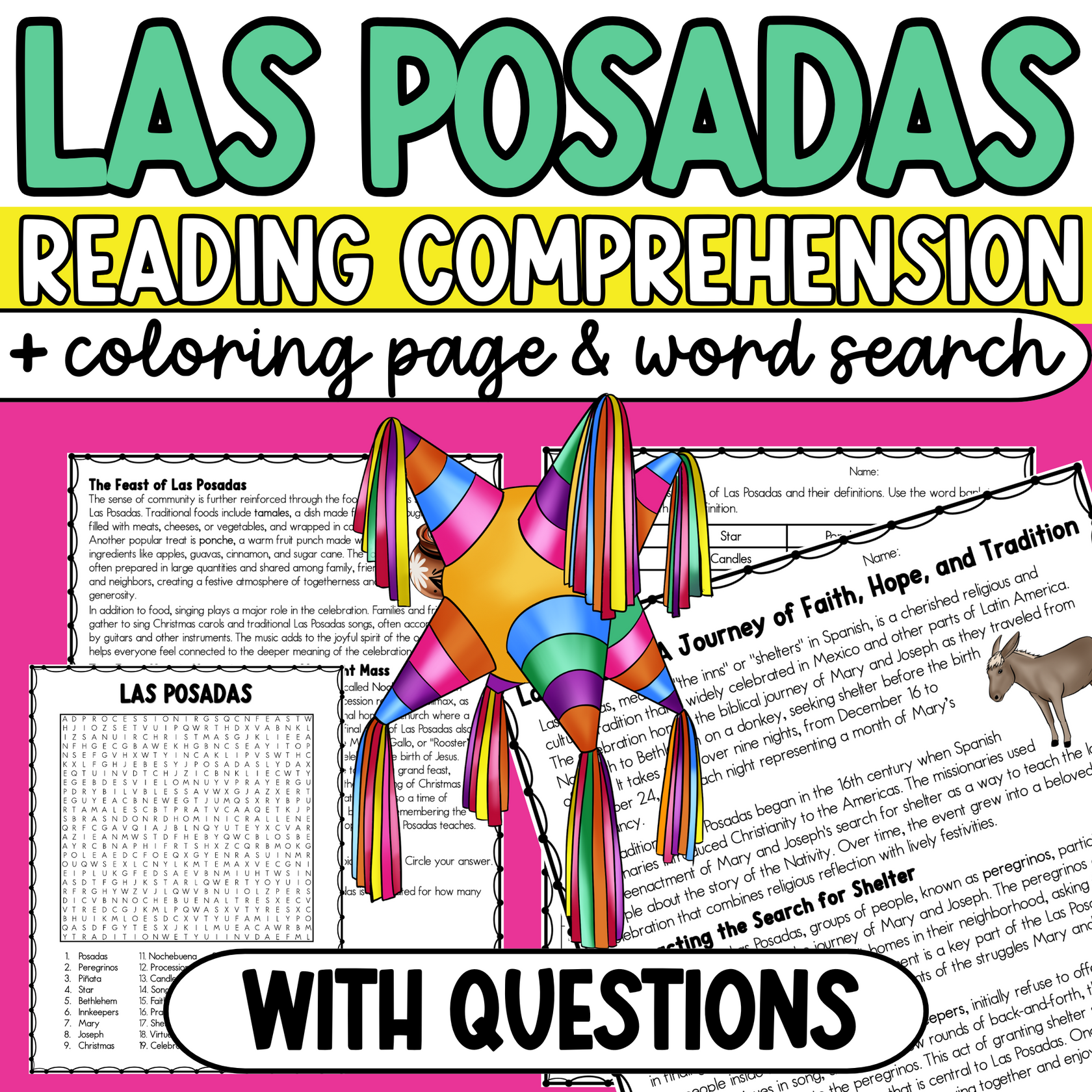 Las Posadas Reading Passage – Teacher Noire
