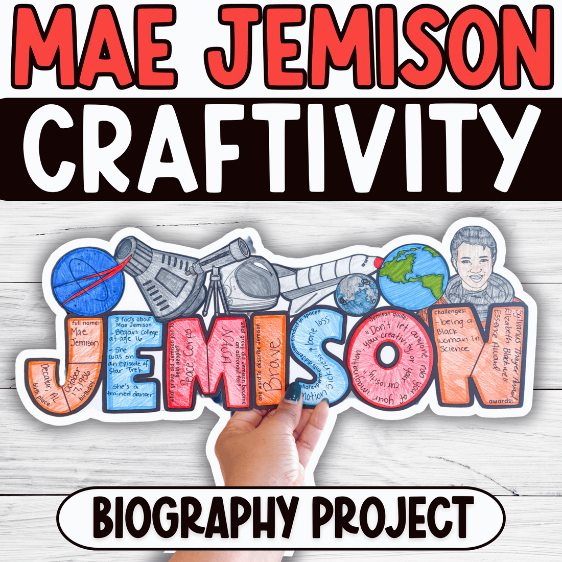 Mae Jemison Craft – Teacher Noire