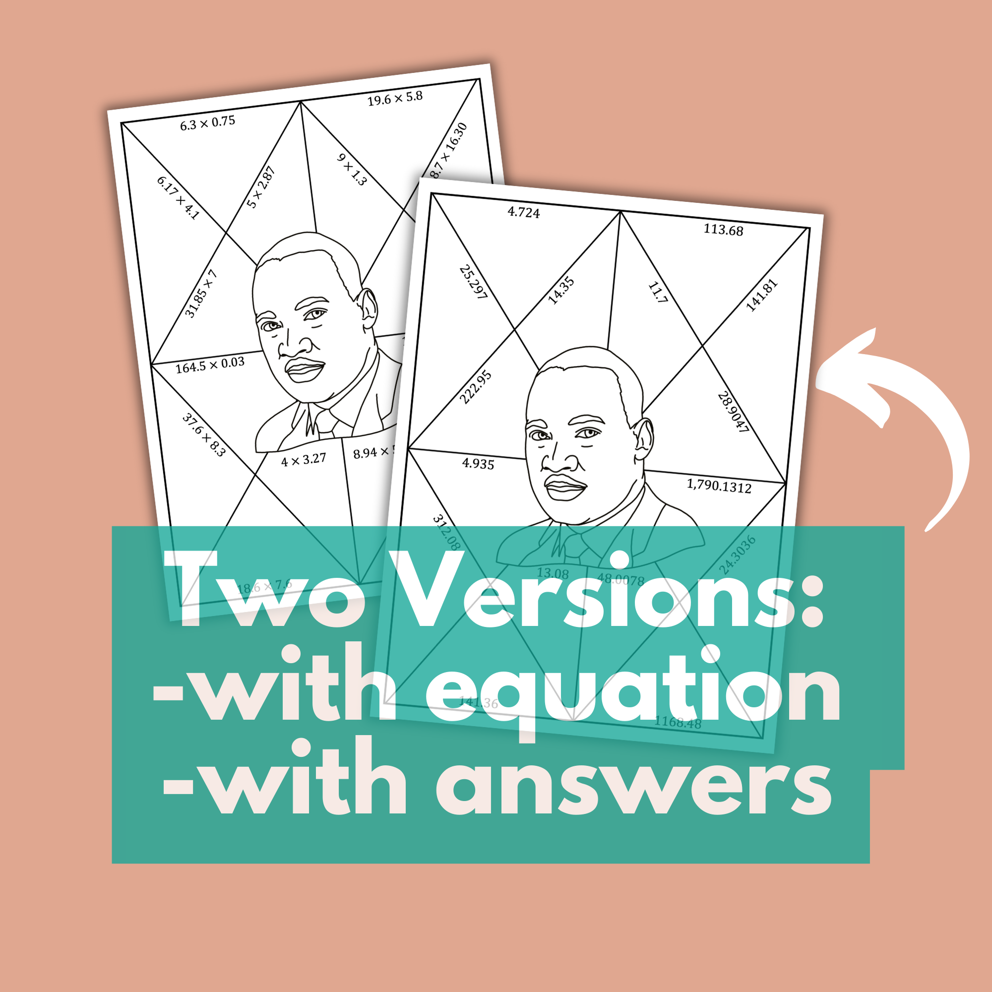 Multiplying Decimals Color by Number – Teacher Noire