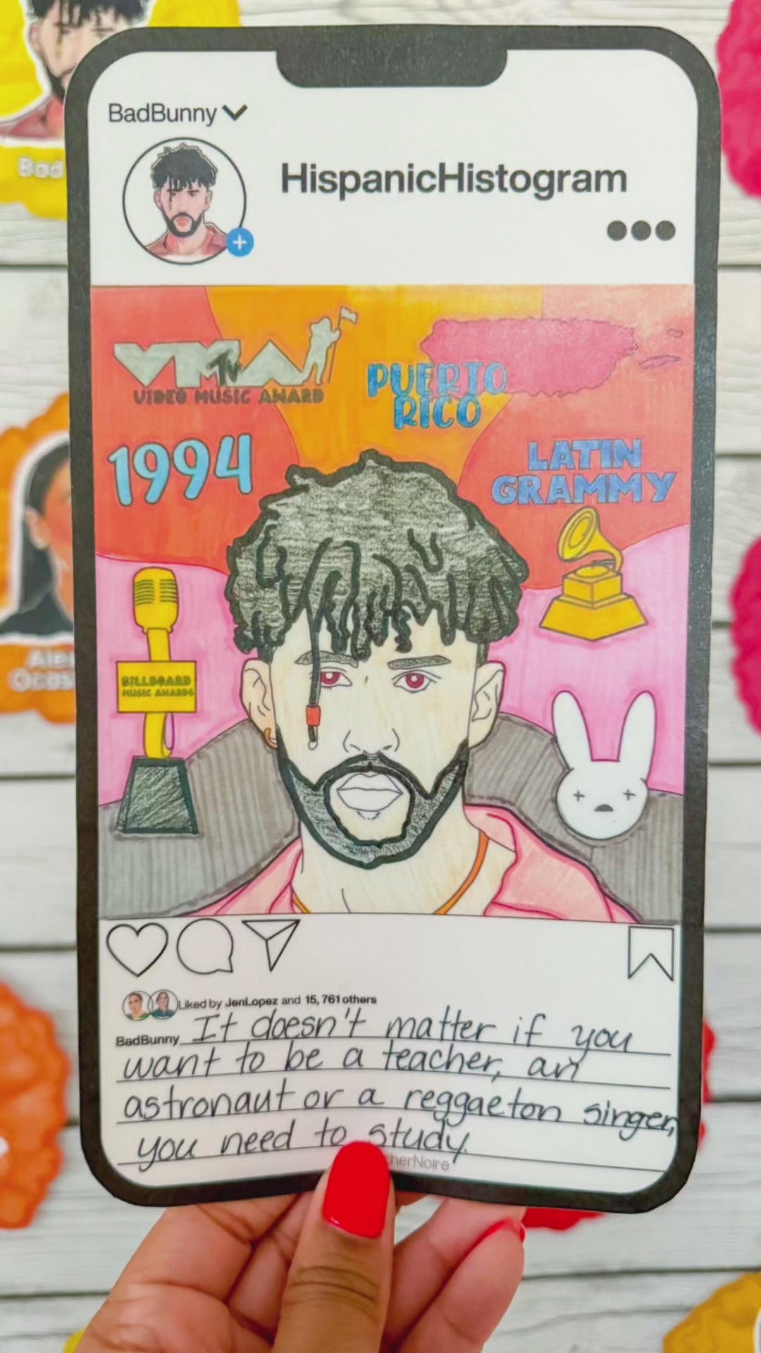 Hispanic Heritage Month Instagram Activity – Teacher Noire