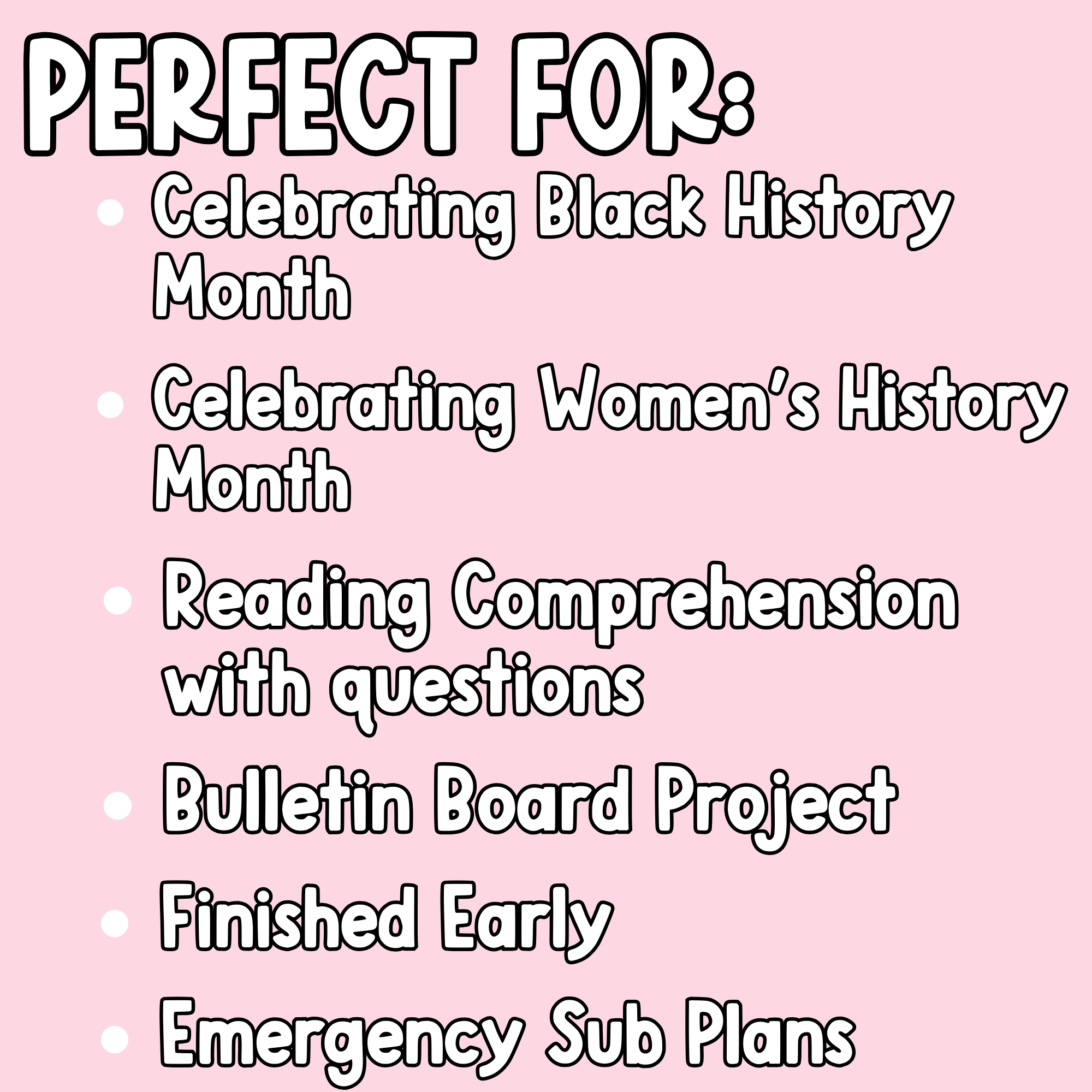 Rosa Parks Reading Comprehension Project Bundle – Teacher Noire