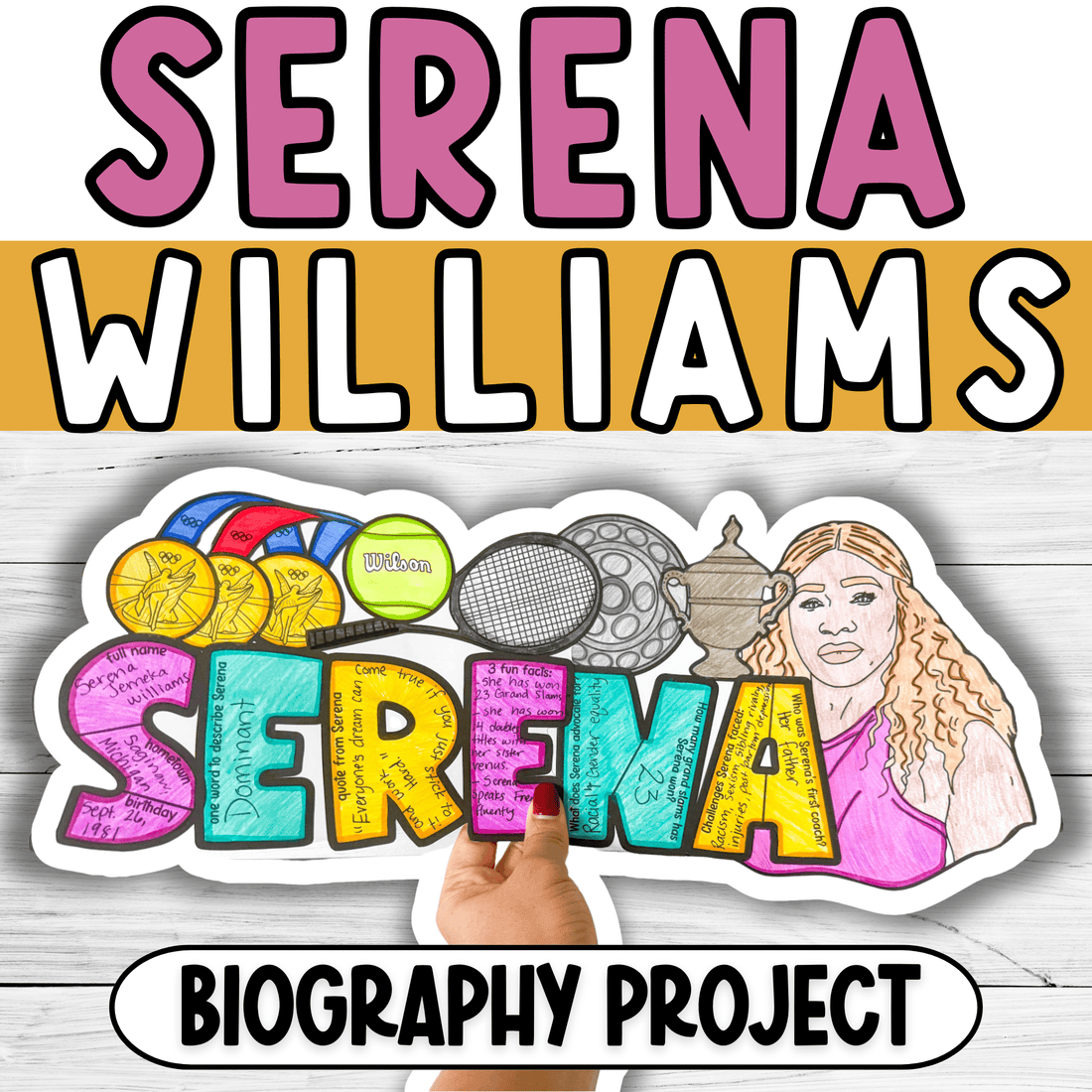 Serena Williams Biography Project – Teacher Noire