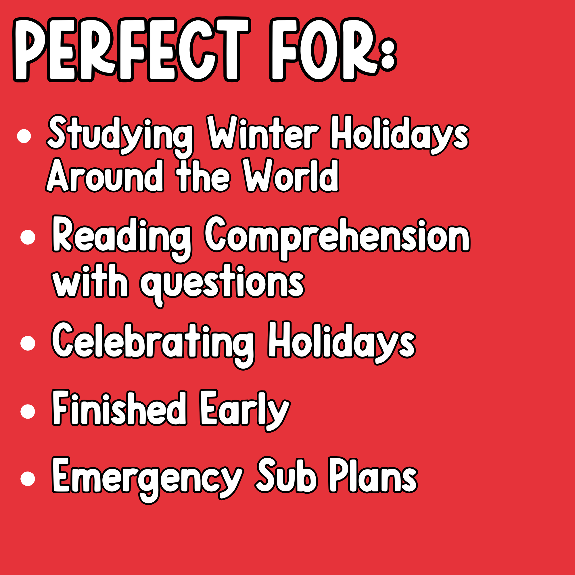 Winter Holidays Around the World Bundle – Teacher Noire