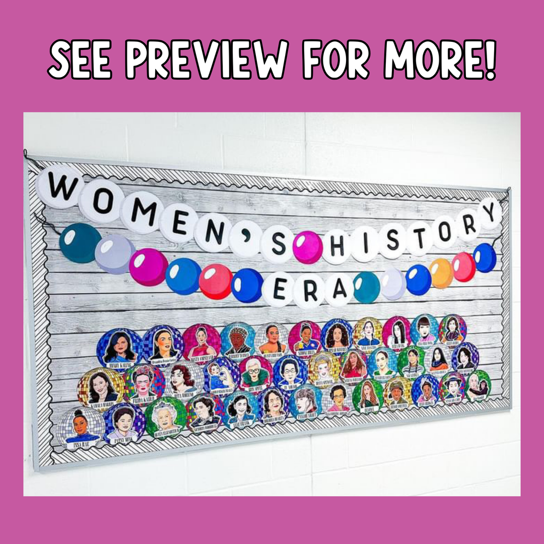 Womens History Bulletin Board - Taylor Swift - Swifties – Teacher Noire