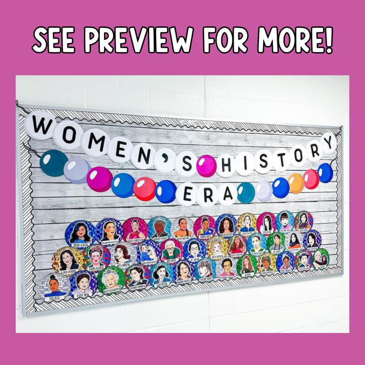 Womens History Bulletin Board - Taylor Swift - Swifties – Teacher Noire
