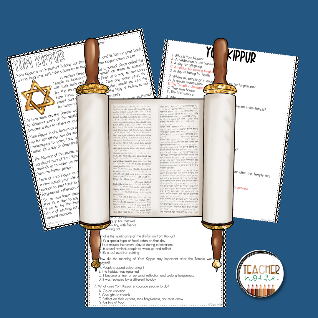 Yom Kippur Reading Passage – Teacher Noire