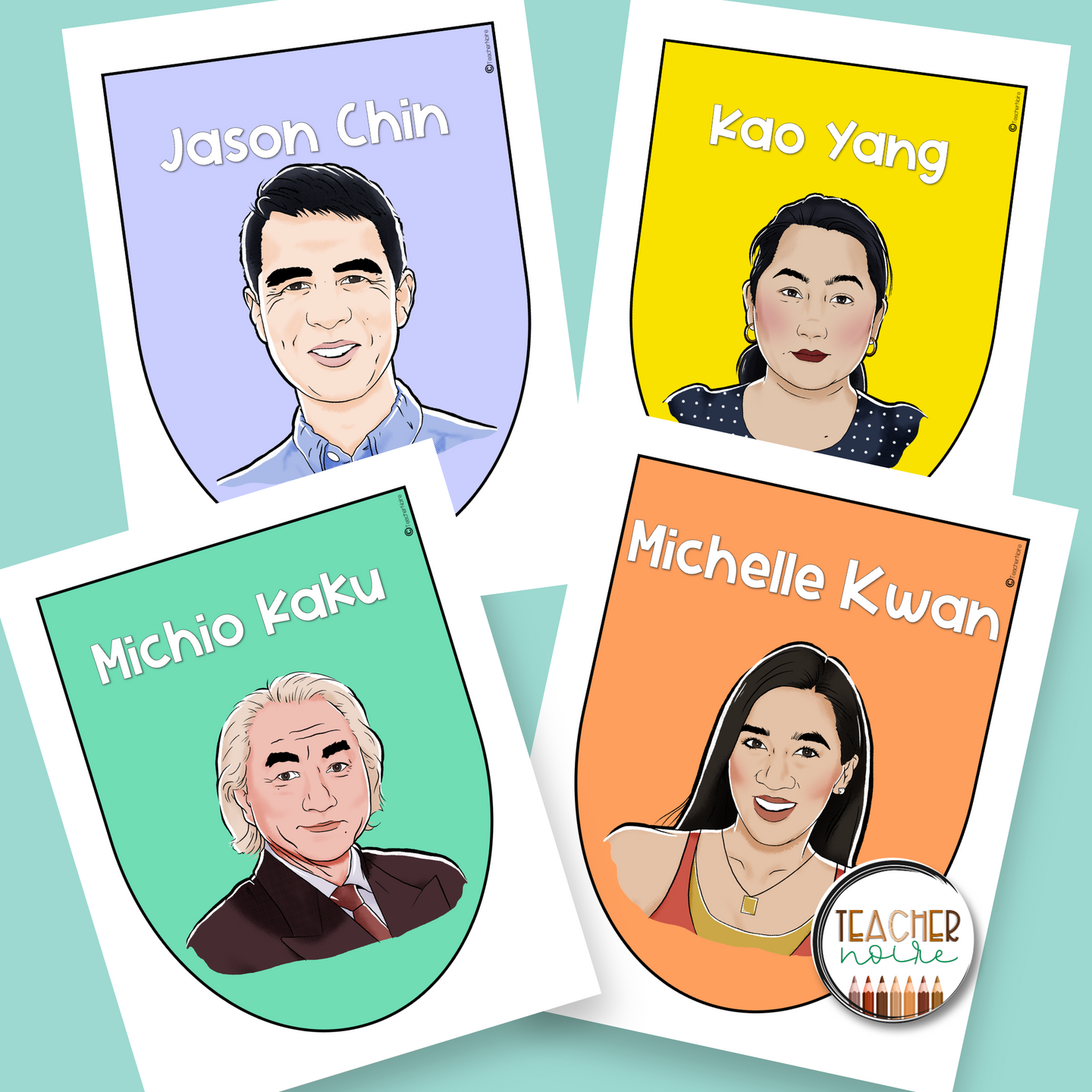 AAPI Heritage Month Posters- Bright – Teacher Noire