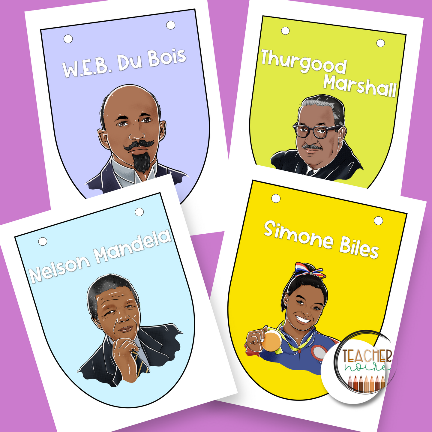 ABC's of Black History Garland Banner – Teacher Noire