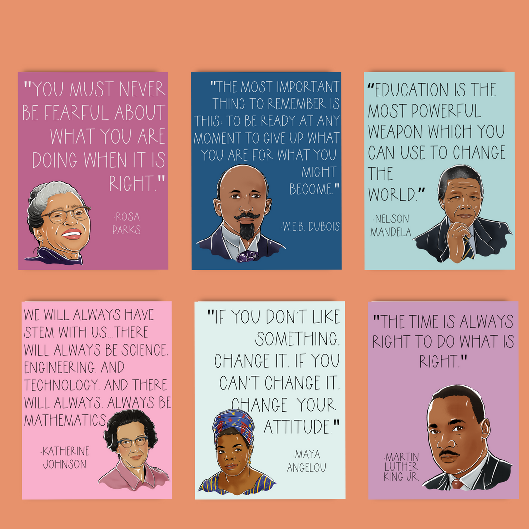 African American Historical Figure Poster – Teacher Noire