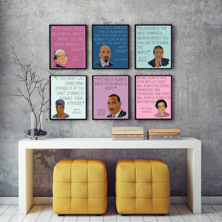 African American Historical Figure Poster – Teacher Noire