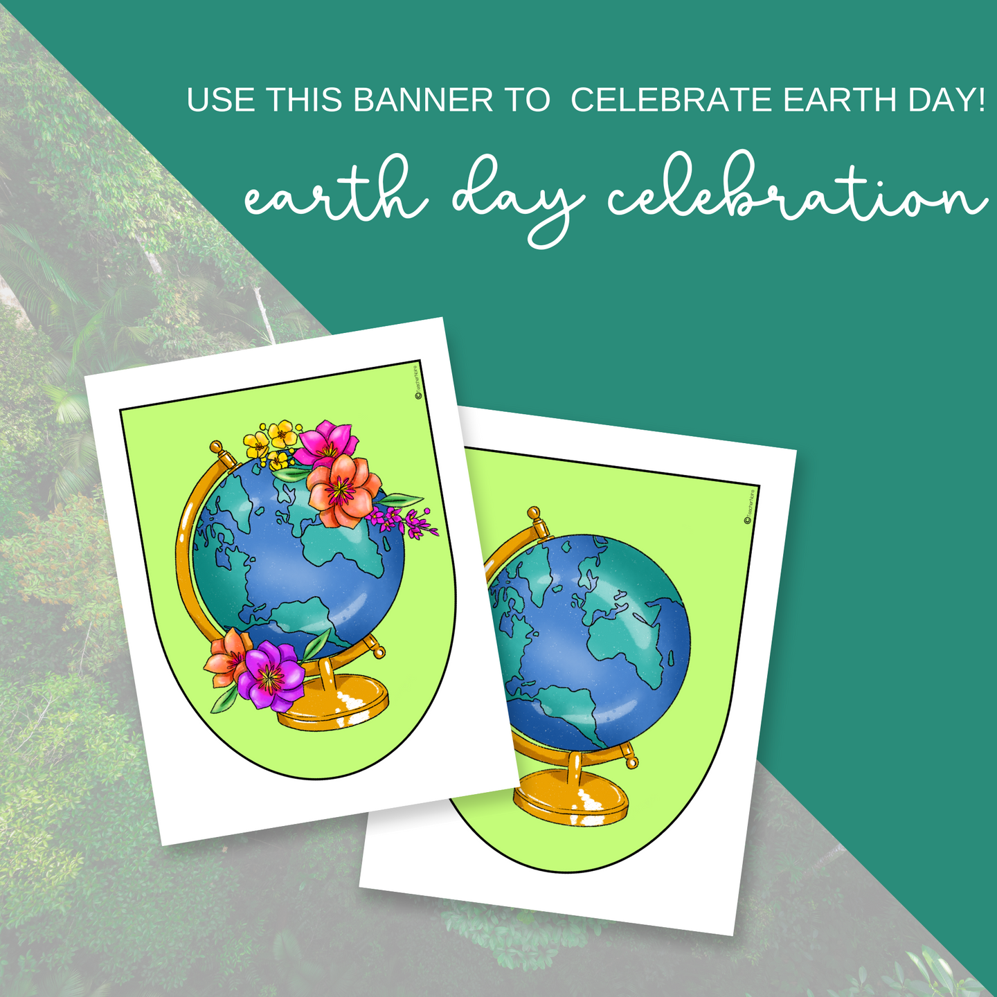 Earth Day Bulletin Board – Teacher Noire