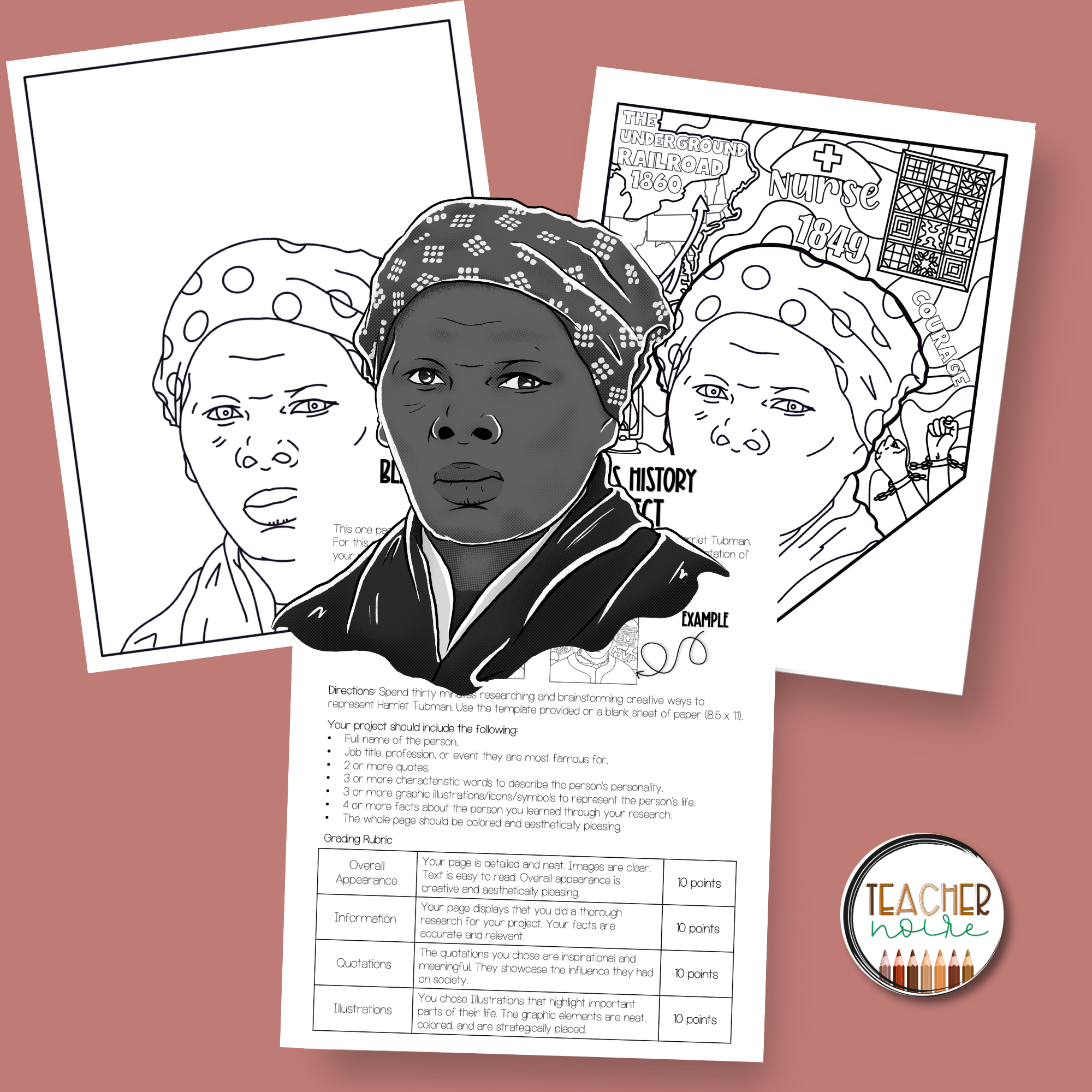 Underground Railroad Coloring Pages
