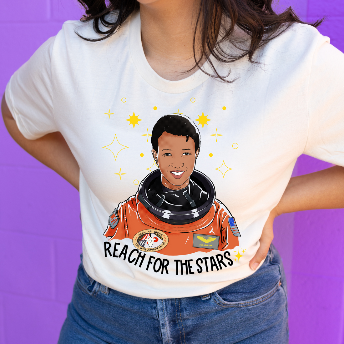 Mae Jemison Reach for the Stars Tee – Teacher Noire