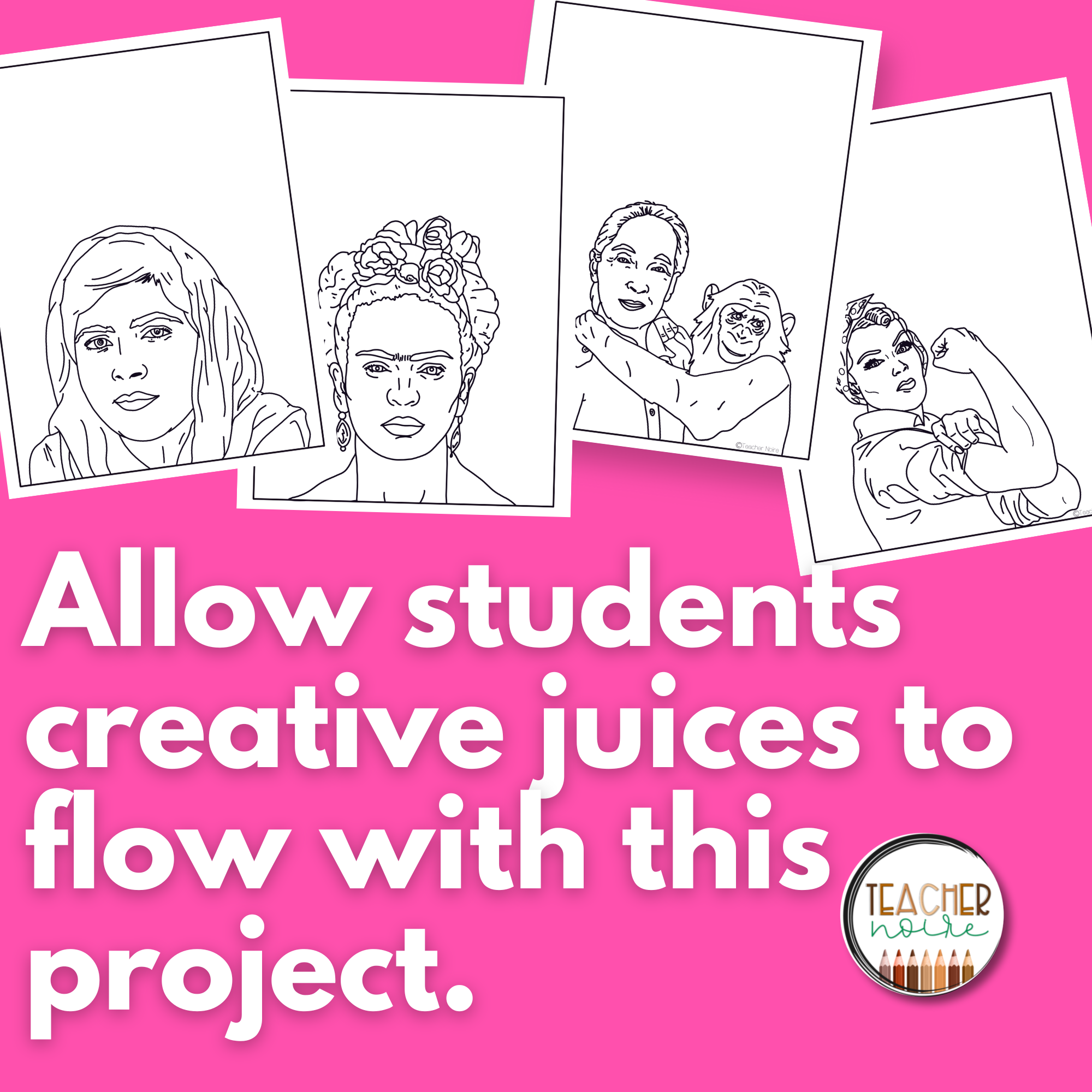 Women's History One Pager Project – Teacher Noire