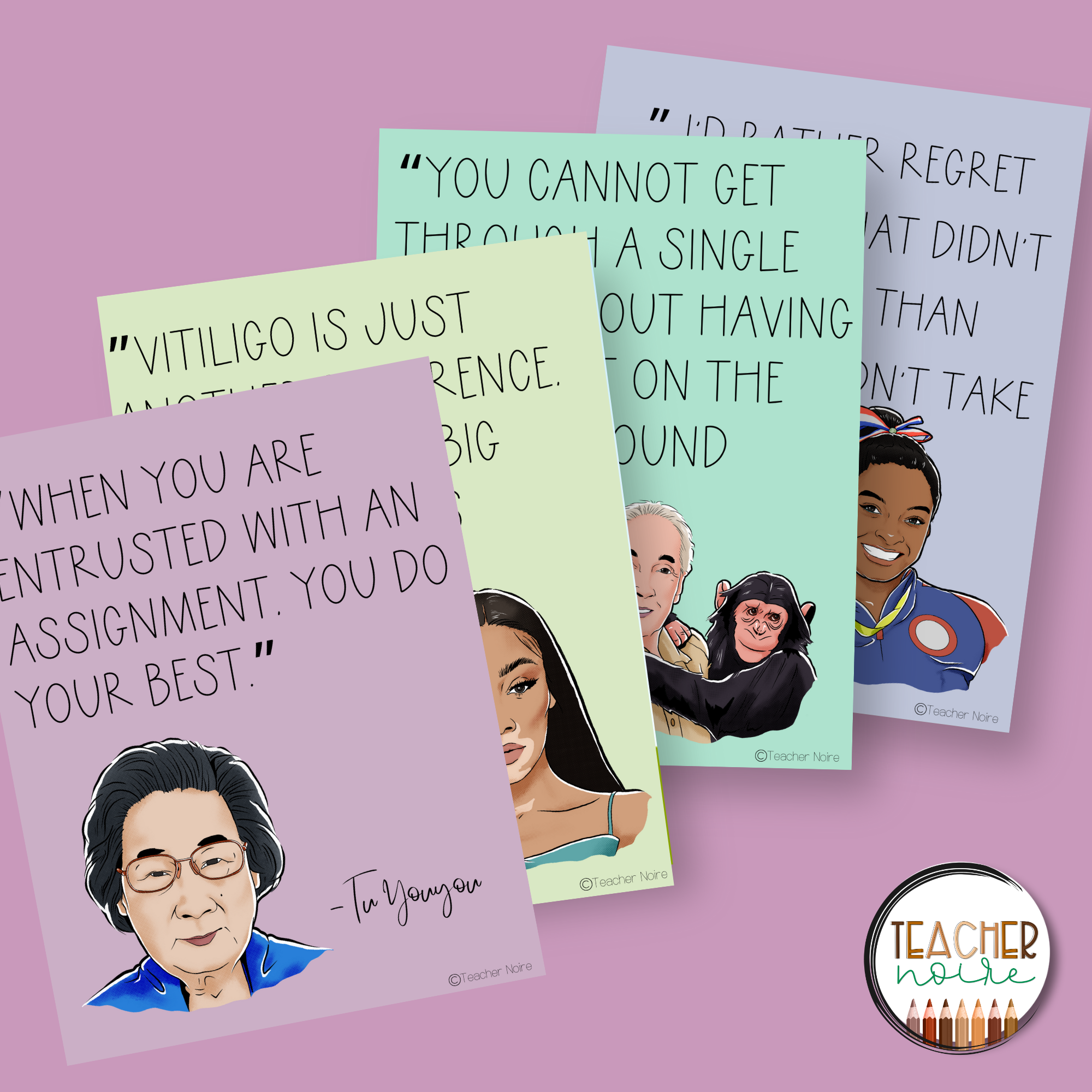 Women's History Quotes Posters – Teacher Noire