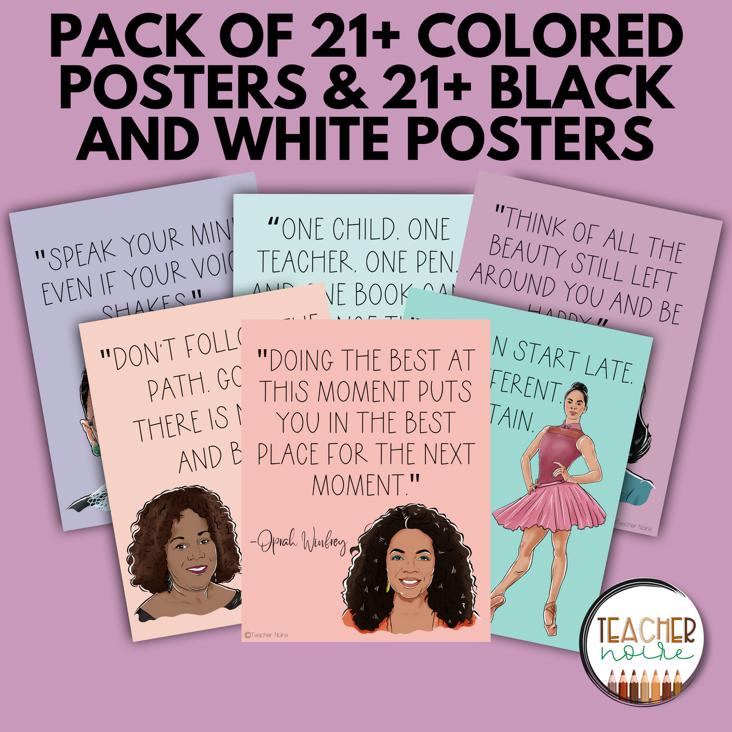 Women's History Quotes Posters – Teacher Noire